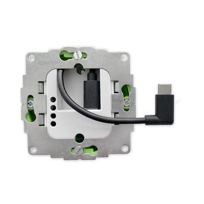 230V inbouwvoeding 20W met USB-C naar USB-C kabel | s48 C